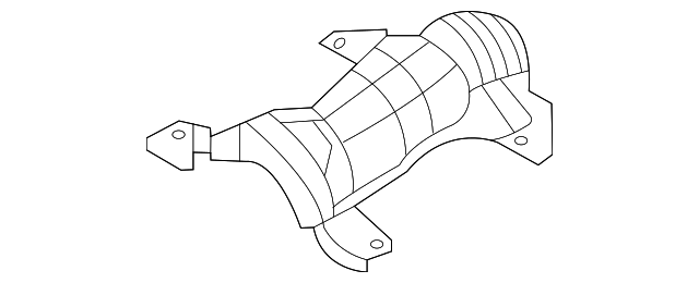 2020-2025 Nissan Sentra Exhaust Heat Shield 74758-6LH0A | Nissan Parts ...