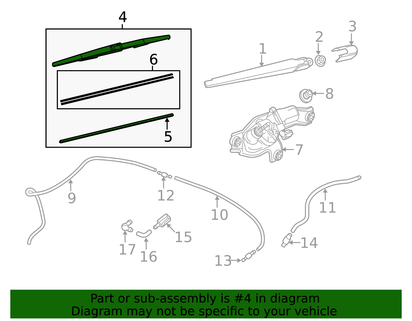 BCKN-67-330 - Wiper Blade 2019-2025 Mazda | Florida Mazda Parts