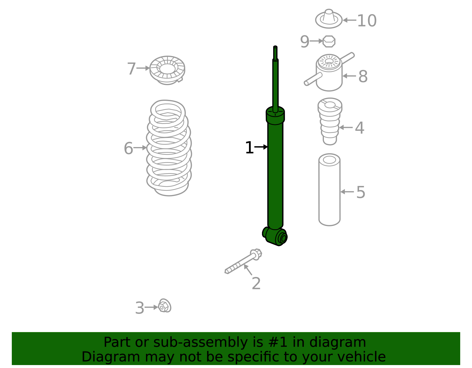 Hyundai Shock Absorber 55307J9UB0 - Smooth Ride Suspension | AutoNation ...
