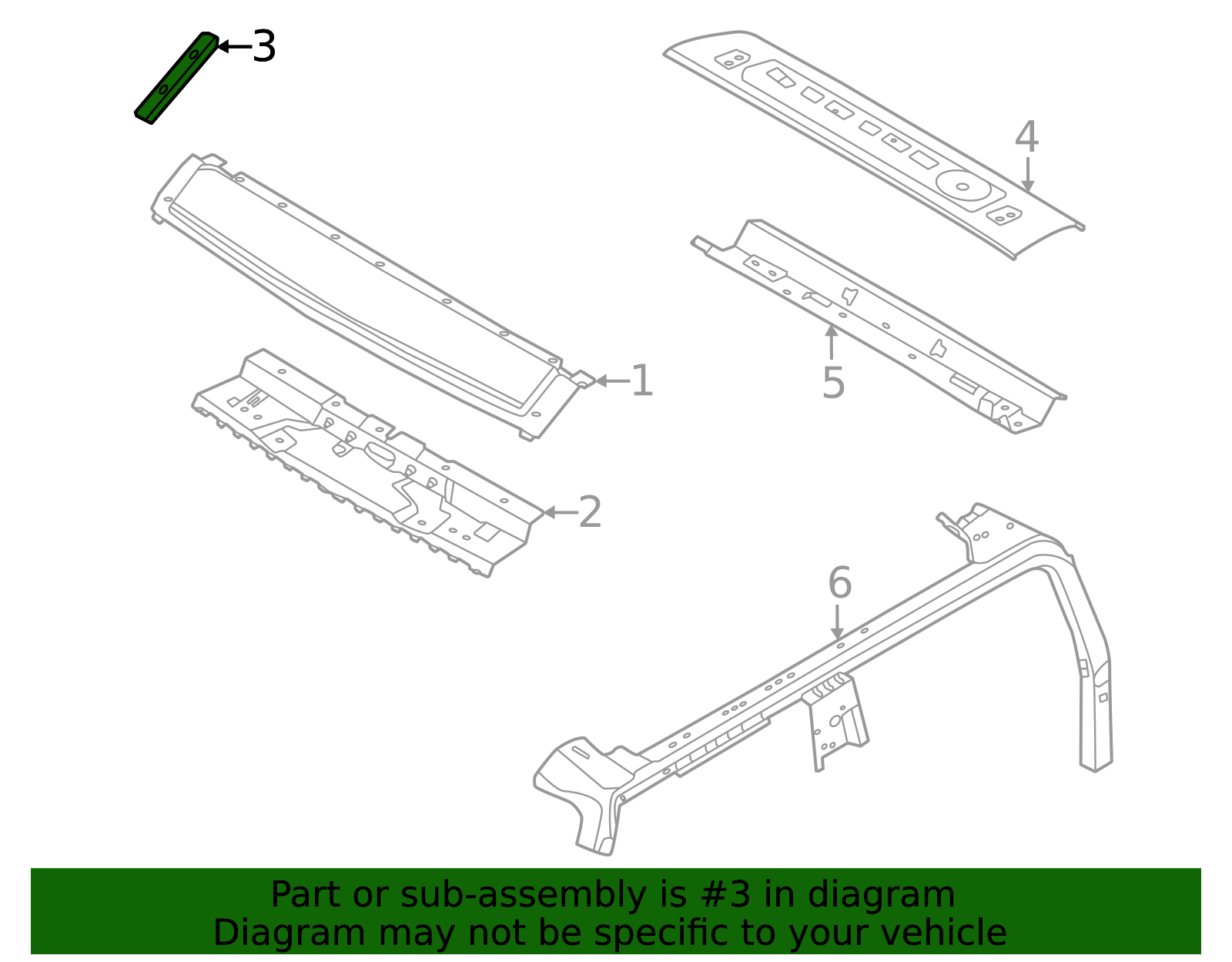 Header Panel Bracket M2DZ-78537A48-A | OEM Parts Online