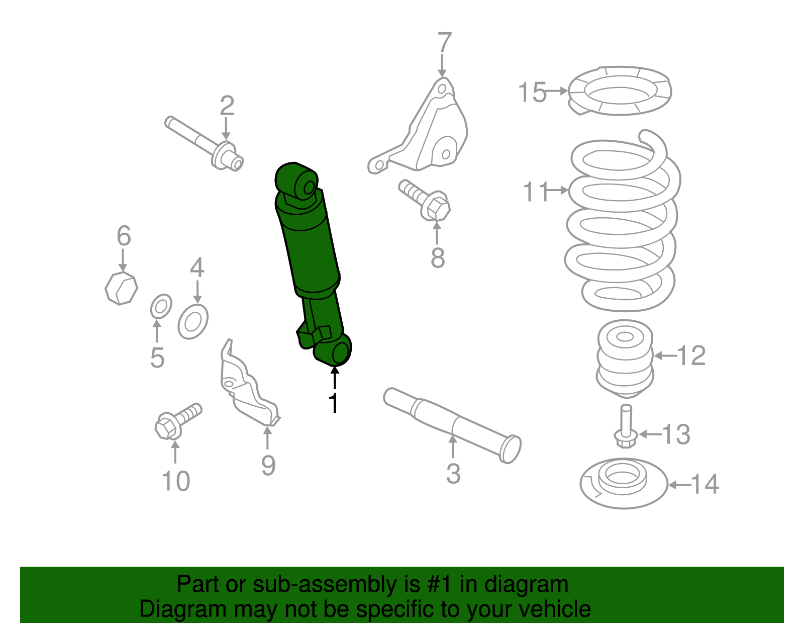 2013-2019 Hyundai Shock Absorber 55310-2W100 | OEM Parts Online