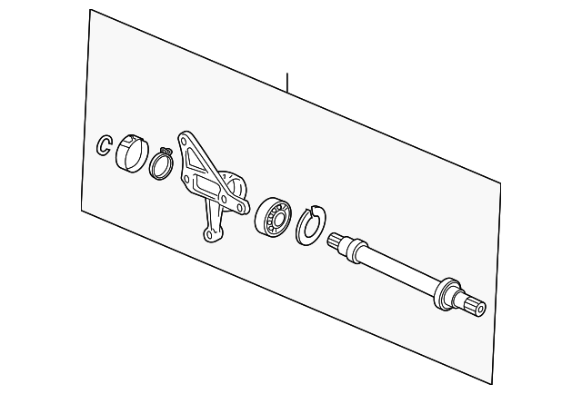 44500-SJK-J00 - Cv Intermediate Shaft 2005-2007 Honda | Honda Parts Online