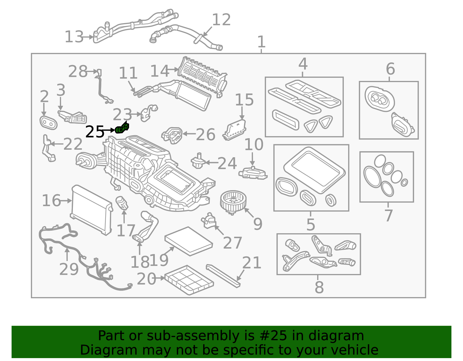 T2H12493 - High-Quality HVAC Defrost Mode Door Actuator for 2018-2020 ...