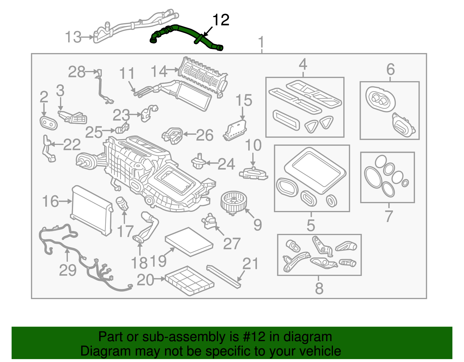 Heater Hose - Keep Cabin Warm with OEM Flow T2H29951 | AutoNation Parts