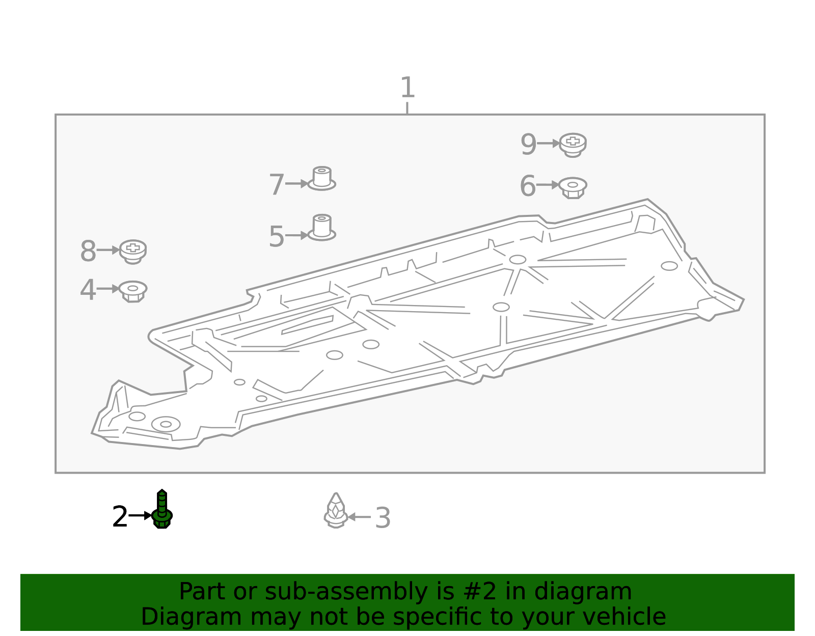 90109-A0061 - Floor Pan Splash Shield Bolt | Longo Toyota Parts