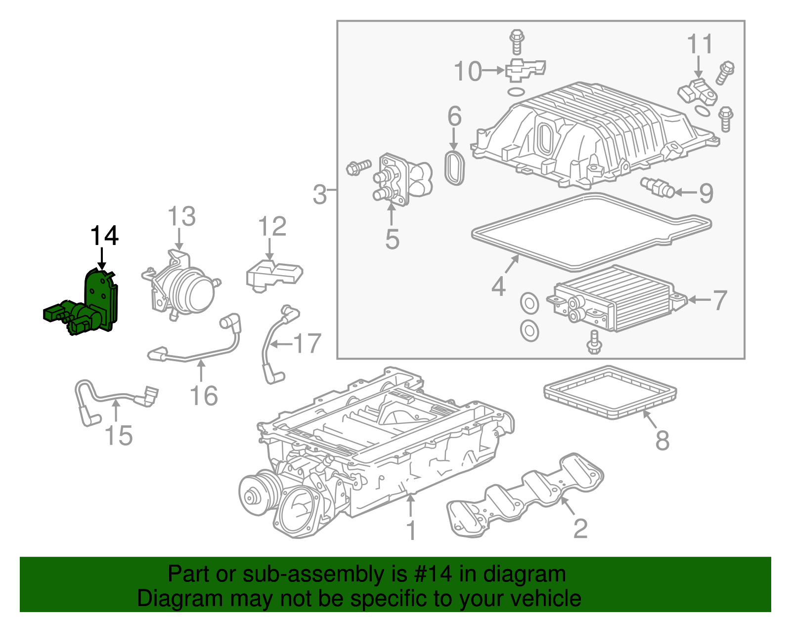 2009-2015 GM Intercooler Bypass Regulator Solenoid Valve 12602160 ...