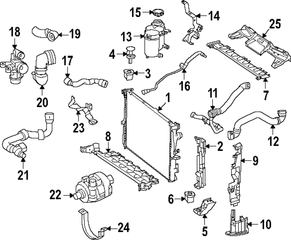 232-500-66-01 - Vent Hose 2023-2024 Mercedes-Benz SL 43 AMG® | Mercedes-Benz Premier Parts