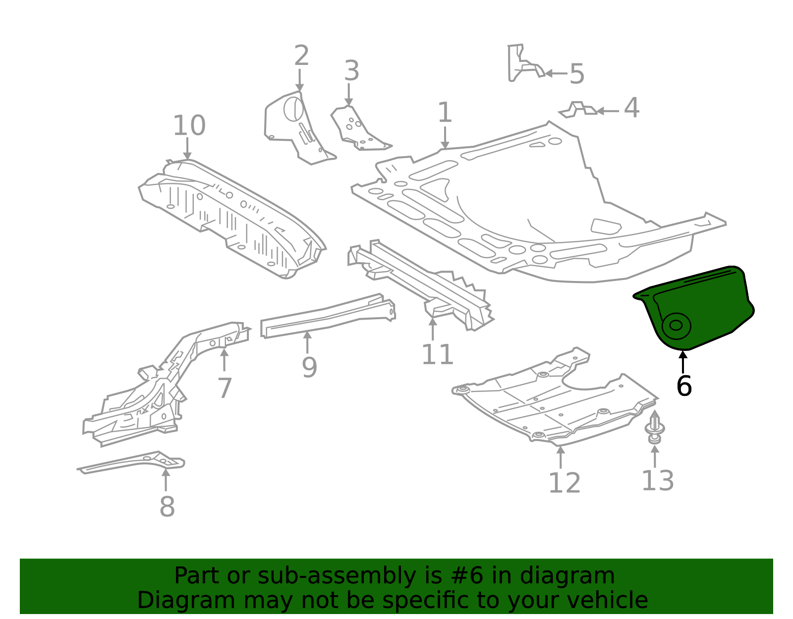 58313-02040 - High-Quality Floor Extension for 2003-2019 Toyota Corolla ...