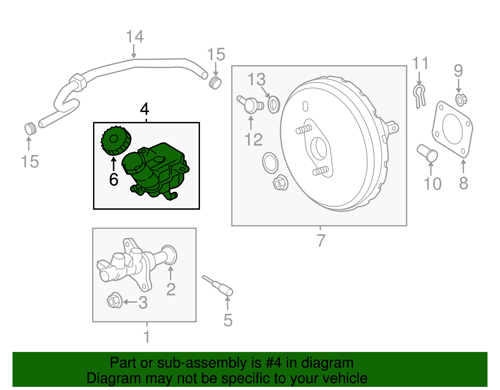 2007-2025 Mitsubishi Master Cylinder Reservoir 4627A026 | OEM Parts Online