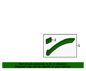 87744-R5300 - Wheel Opening Molding 2021-2023 Kia Sorento | Kia.Parts Store