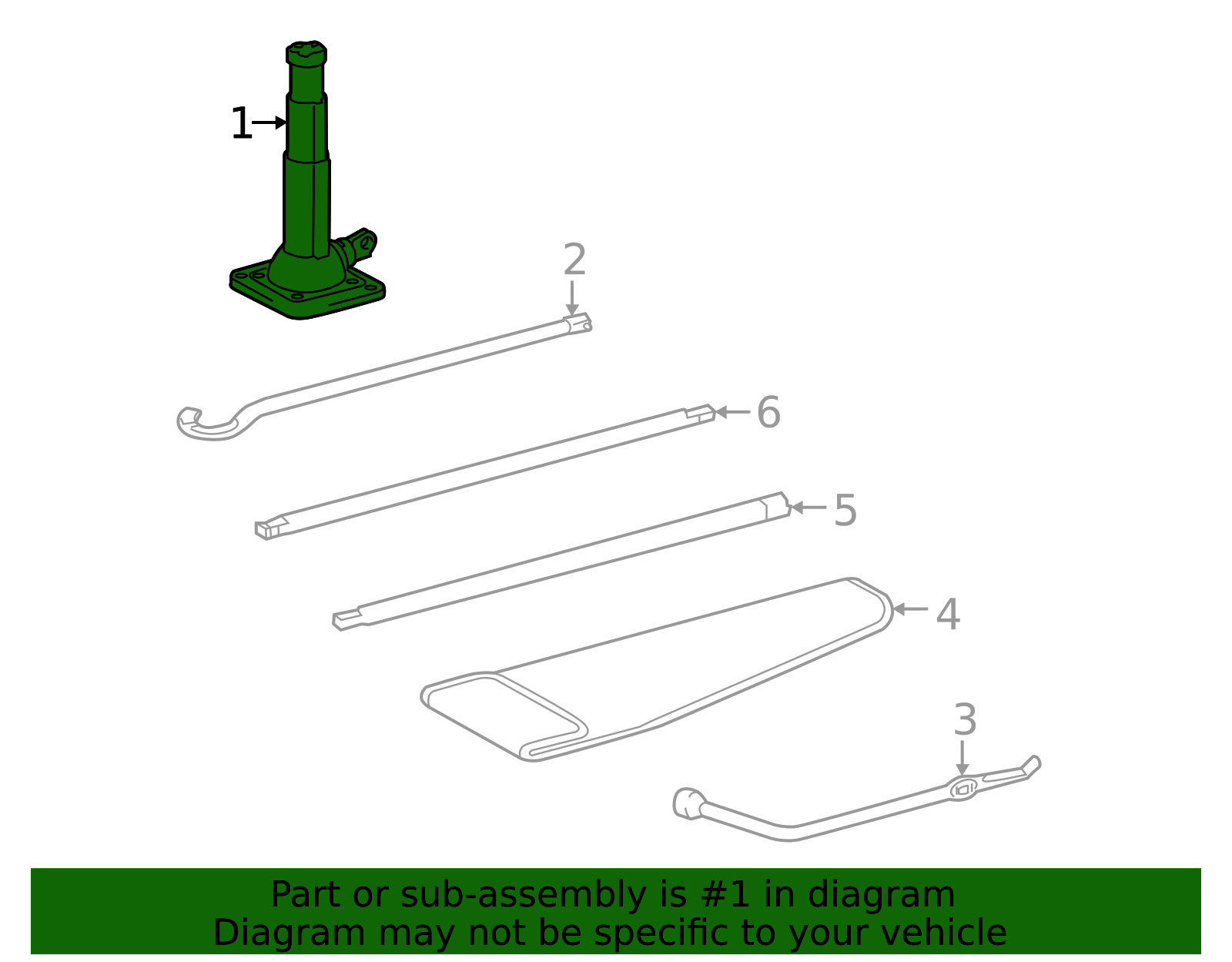 09111-AK010 - Jack Assembly 2024-2025 Toyota Tacoma | Longo Toyota Parts