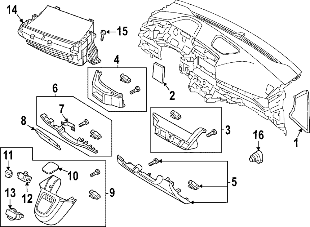 2022-2024 Hyundai Ioniq 5 Upper Panel 84787-GI000-NNB | MotorMotor