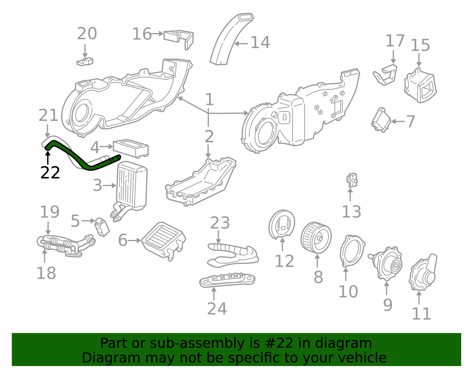 2000-2004 Ford HVAC Heater Hose XL3Z-18472-AC | OEM Parts Online