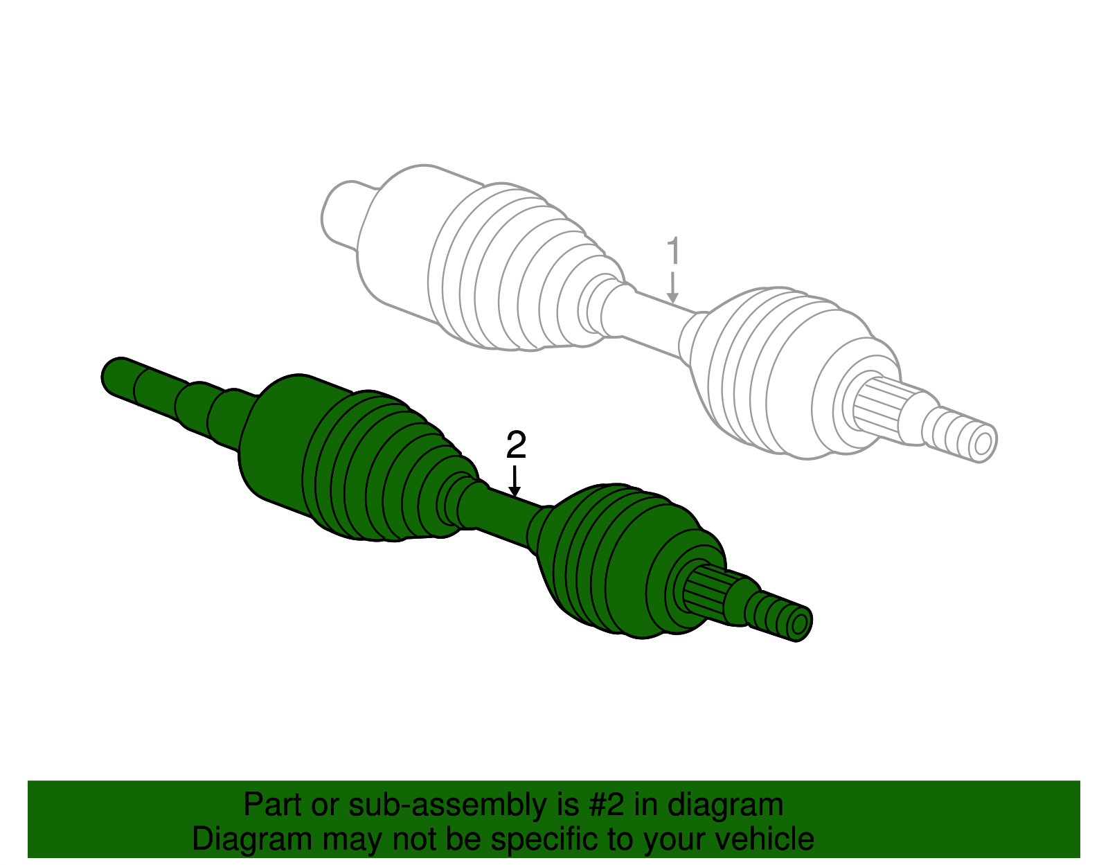 2020-2025 GM Axle Assembly 84990737 | Shop Matick Parts