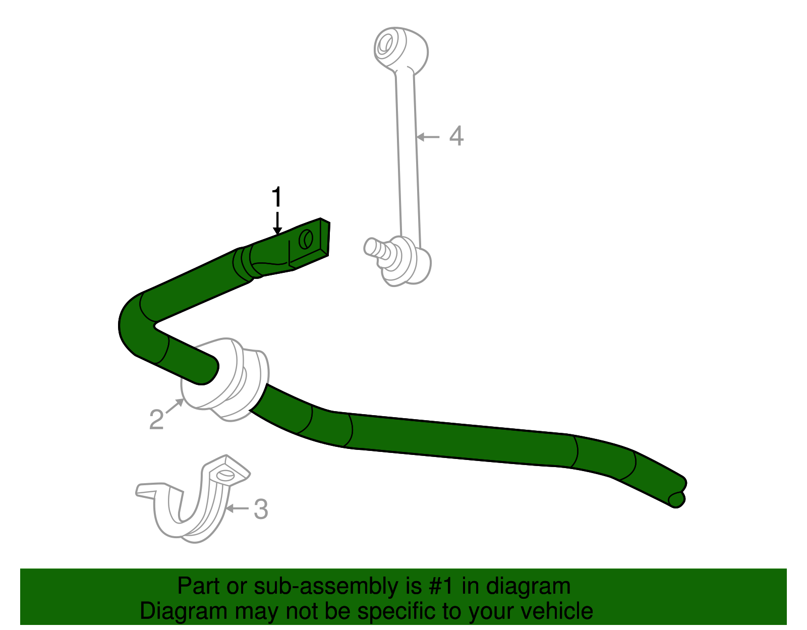 2003-2007 Hummer H2 Stabilizer Bar 19299538 | Capital Chevy Parts