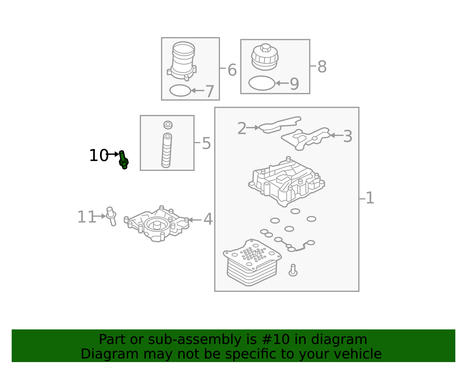 1998-2010 Ford | Engine Oil Pressure Switch | F81Z-9278-AA | Walls ...