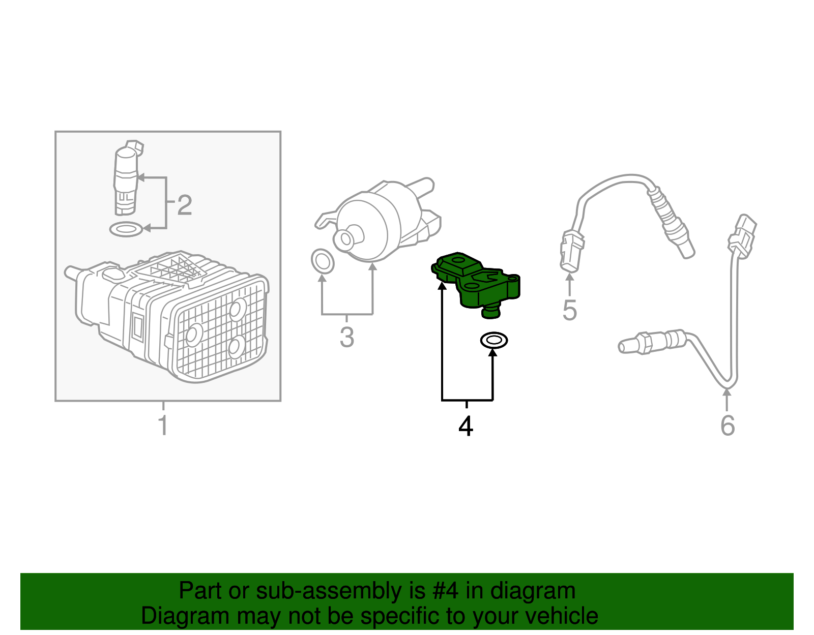 2019-2024 GM Map Sensor 24000470 | GM Parts Center