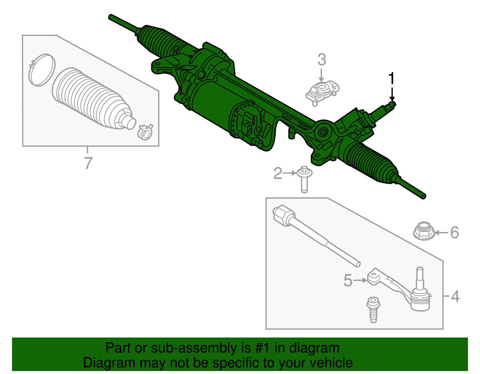 Genuine BMW 32-10-5-A90-D85 | Rack And Pinion Assembly | FREE Shipping ...