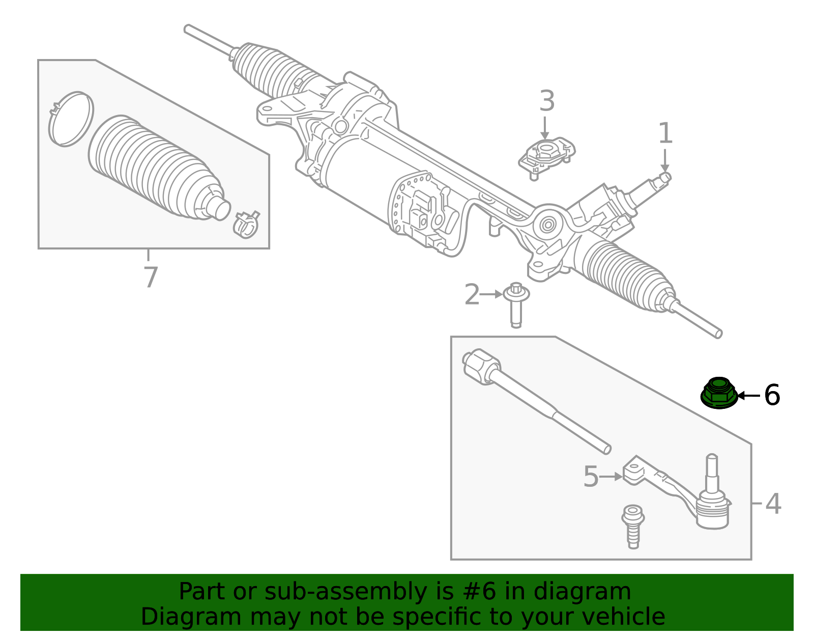 33-30-6-787-062 - Outer Tie Rod Nut 2004-2025 BMW | BMWPartsDirect.com