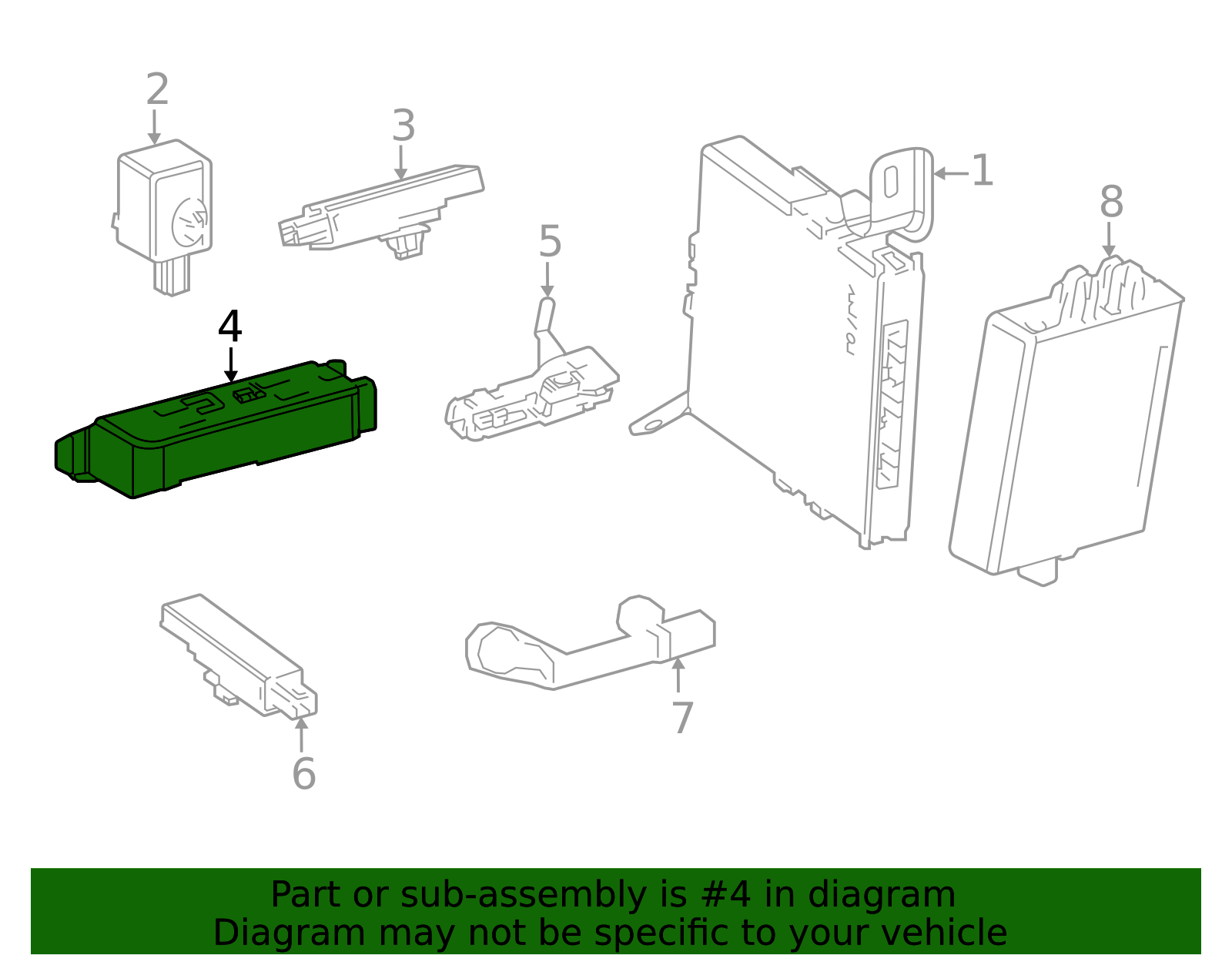 2024 Toyota Mirai Antenna 899A0-62010 | Toyota Parts Center