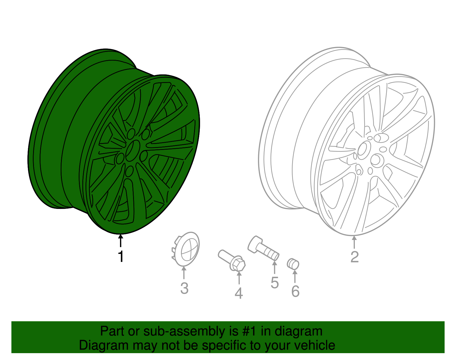 BMW 2011-2016 BMW Wheel 36-11-6-780-720 | BMW AutoNation Parts