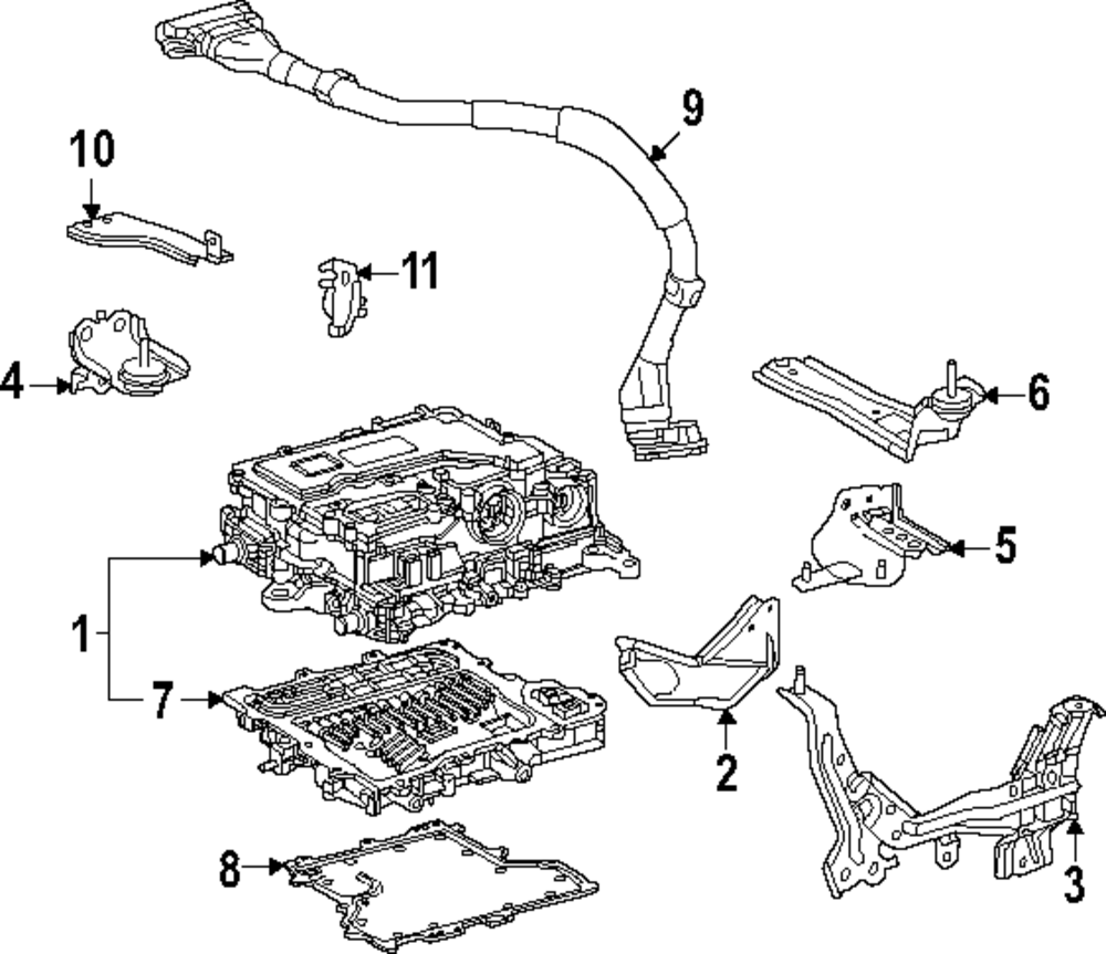 G9214-60010 - Inverter Side Bracket 2024-2025 Toyota | Longo Toyota Parts