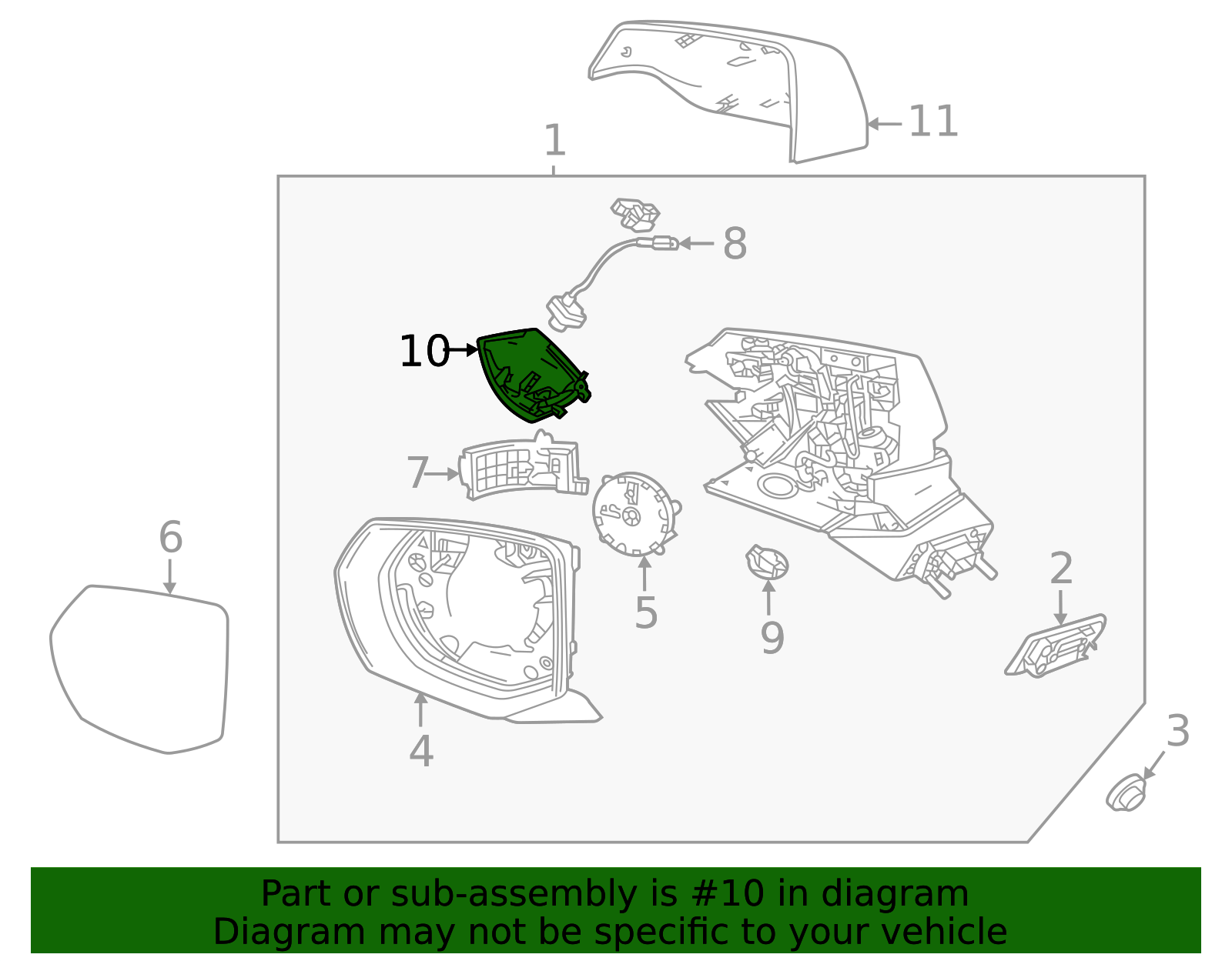 84729955 - 2021-2024 GM - Outside Rearview Mirror | Partners Chevy