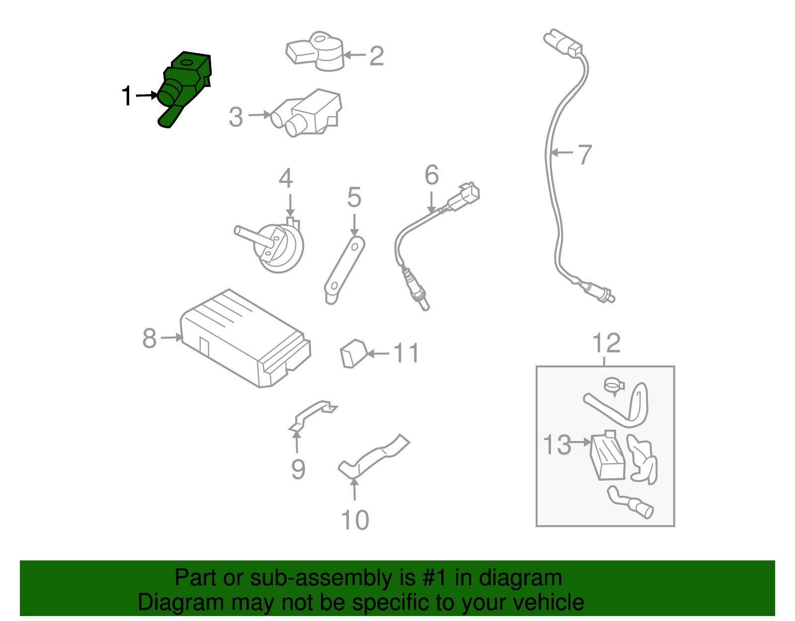 2006-2012 Hyundai Purge Control Valve 28910-3C100 | OEM Parts Online
