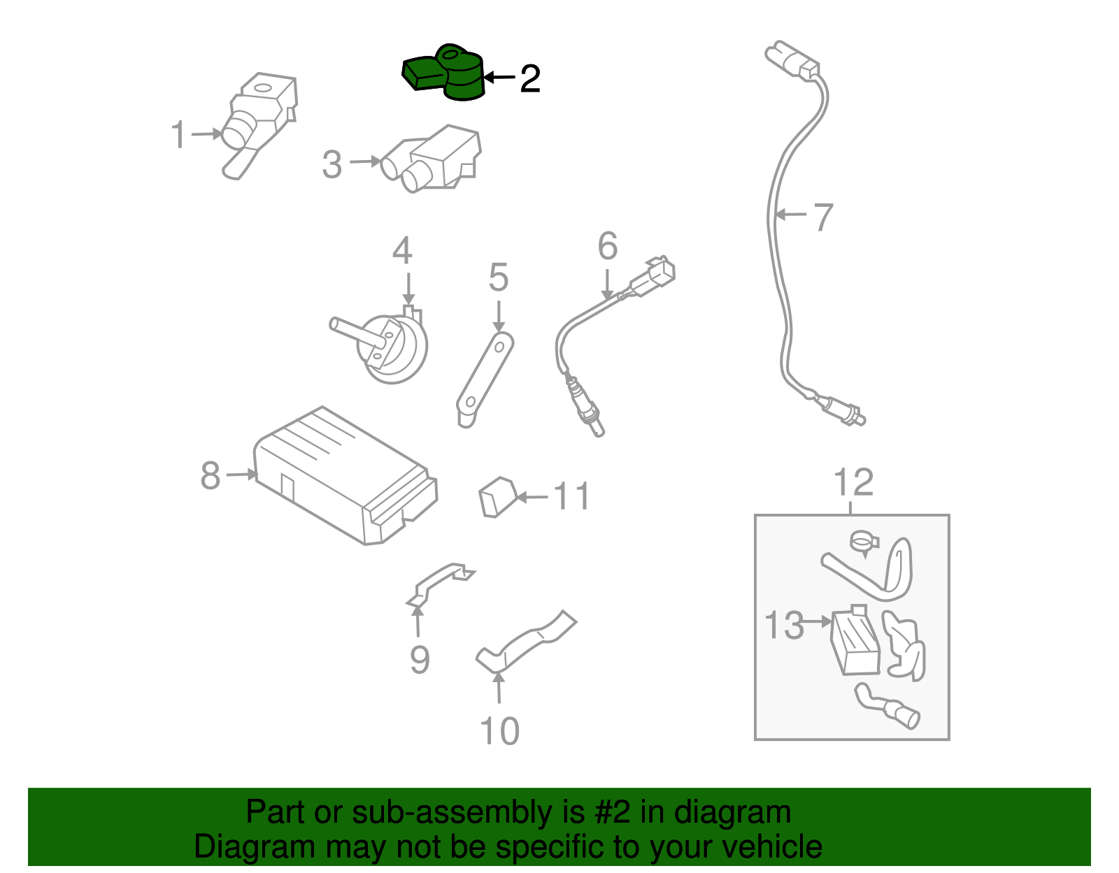 1999-2012 Hyundai M.A.P Sensor 39300-38200 | OEM Parts Online