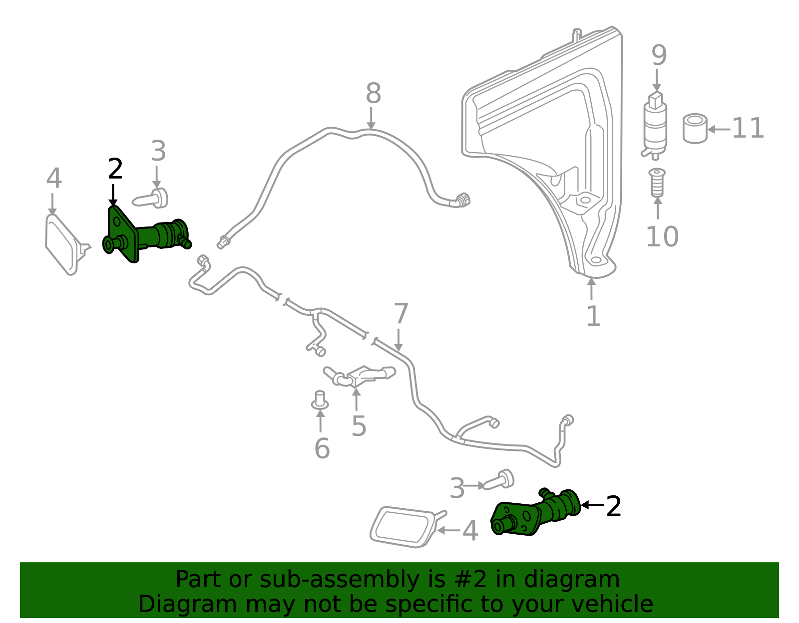 4M0-955-102-C - Audi Spray Jet 2020-2024 Audi | Performance Auto Parts