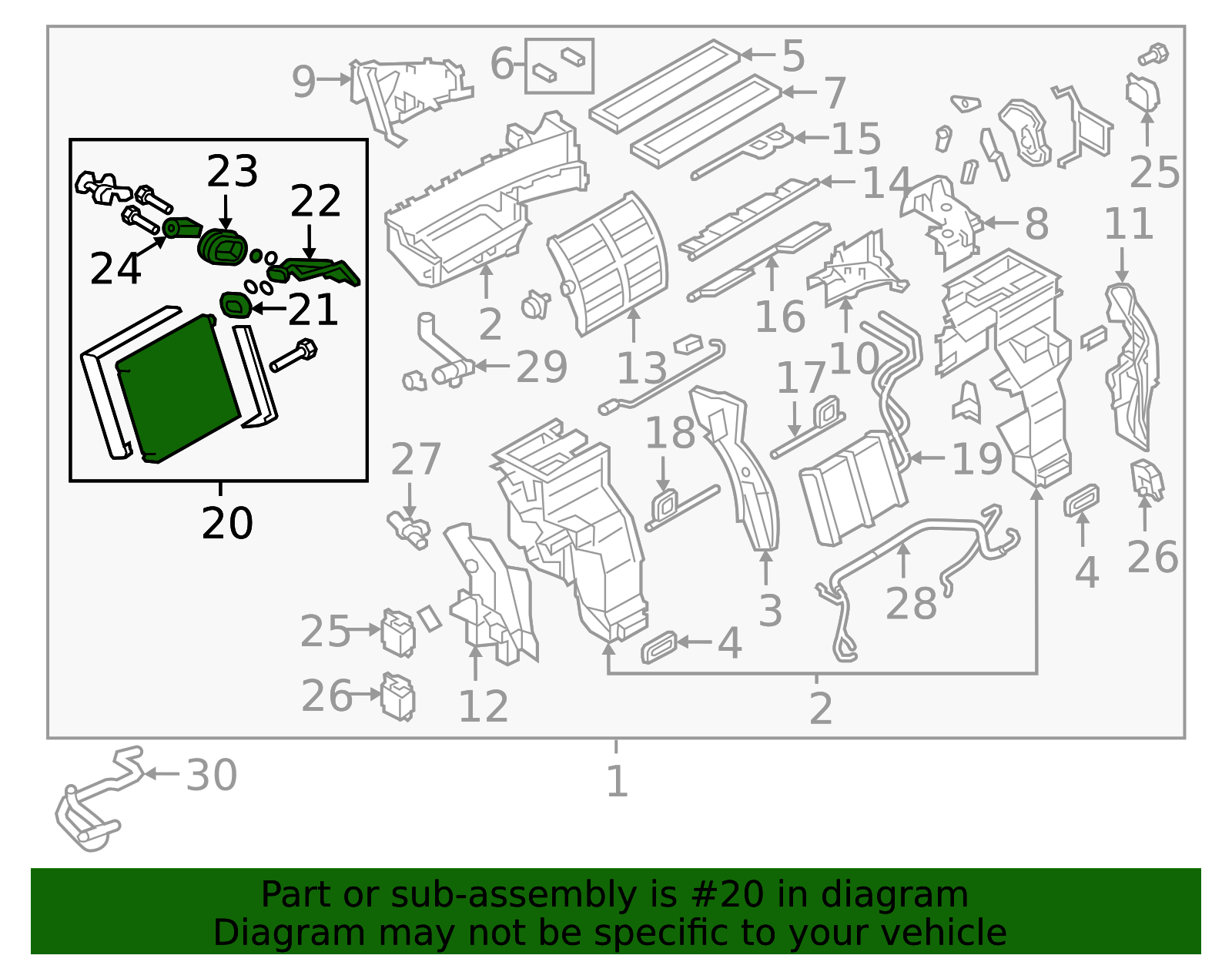 27280-6JR0B - Evaporator Assembly Official Nissan Parts Store