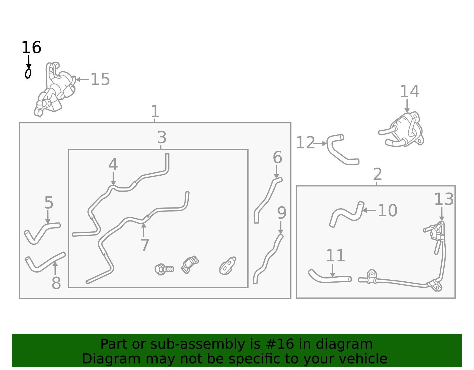 2022-2025 Toyota 2022-2024 Toyota - Thermostat Unit O-Ring 90301-20012 ...