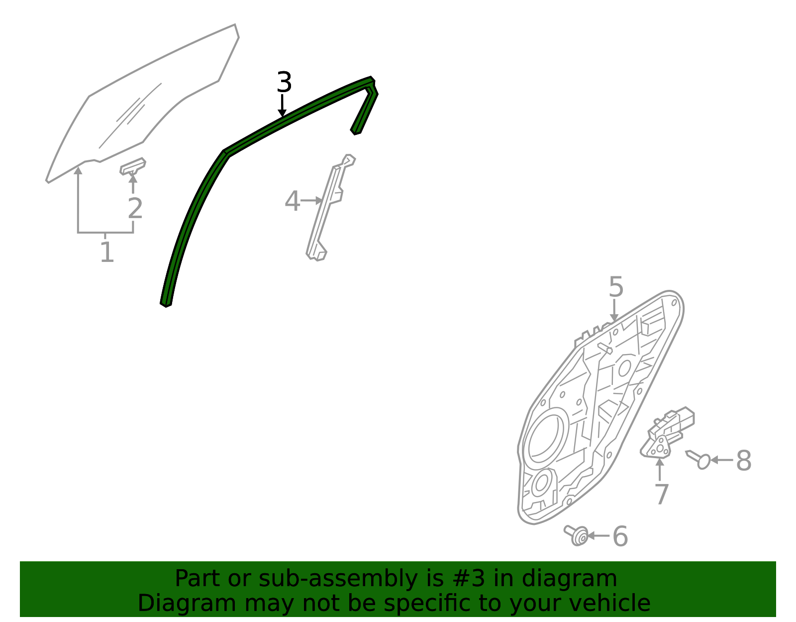 Window Channel - Smooth Window Travel 83530-G3000 | AutoNation Parts