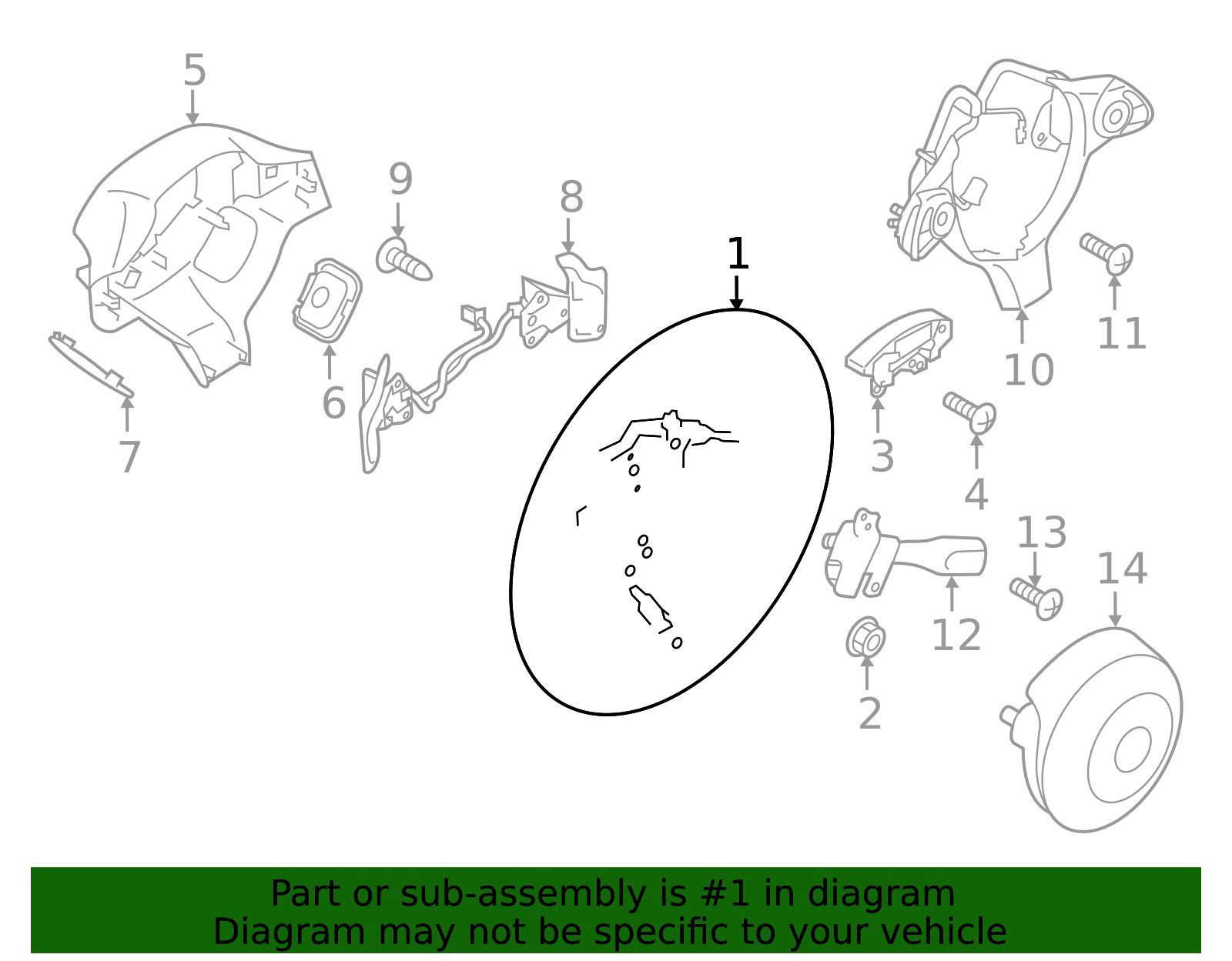 2017-2020 Toyota 86 Steering Wheel SU003-07106 | OEM Parts Online