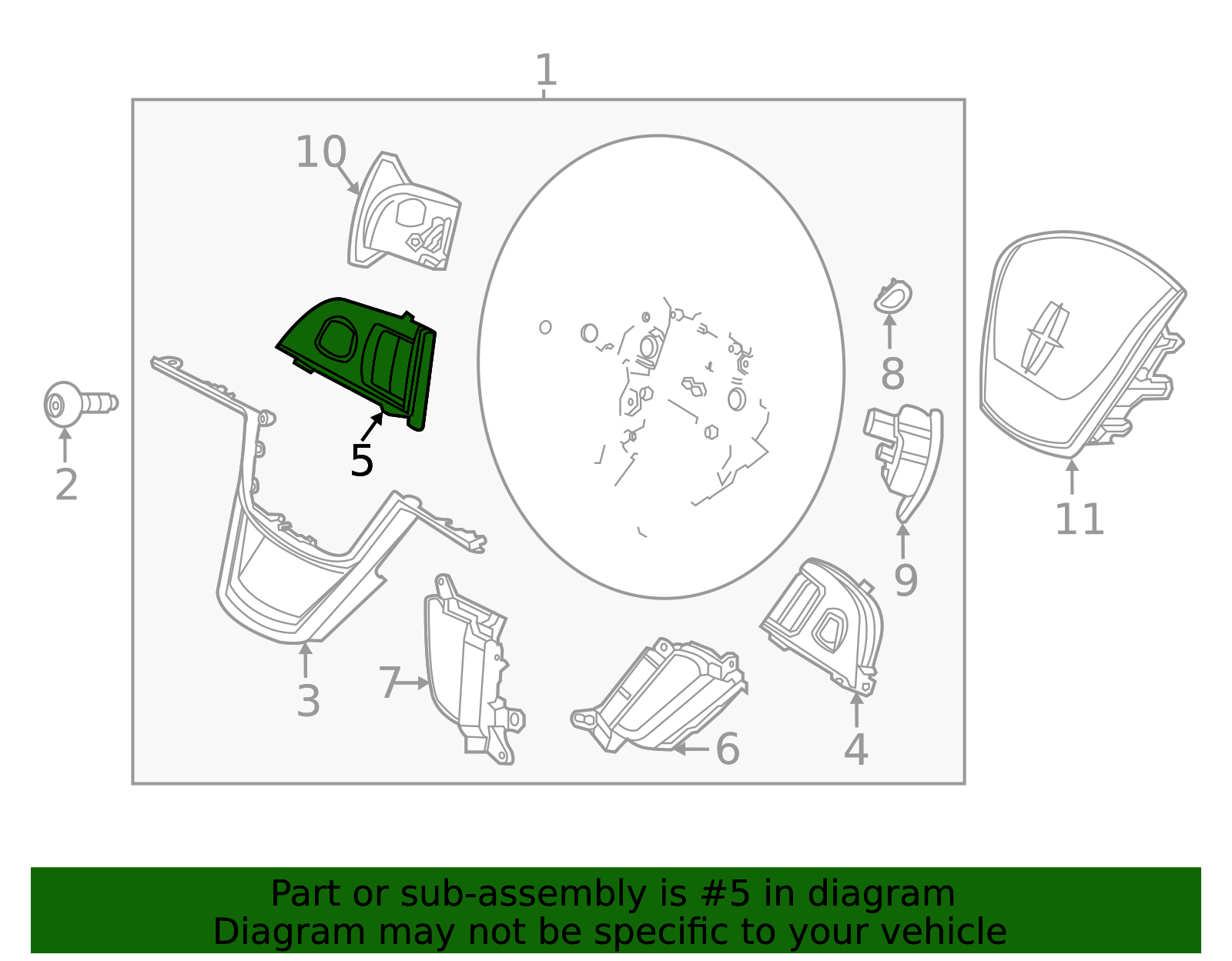 2020-2024 Lincoln | Motorcraft Switch | SW-8724 | Walls' Ford Parts