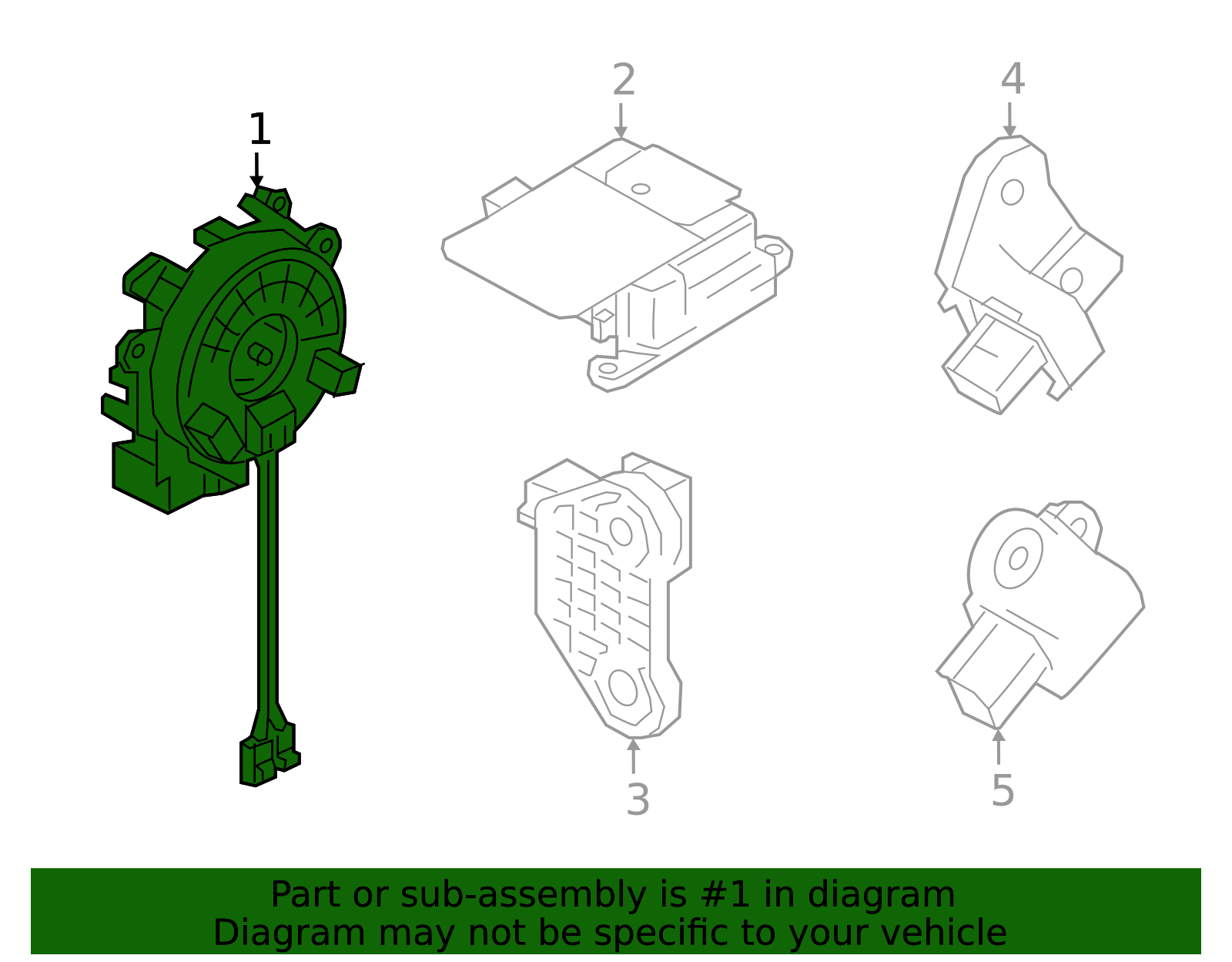 25554-5NA1A - Clock Spring 2019-2025 INFINITI | Official INFINITI Parts ...