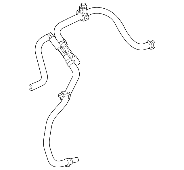 Brake Vacuum Hose | AE8Z-9C490-E | Walls' Ford Parts