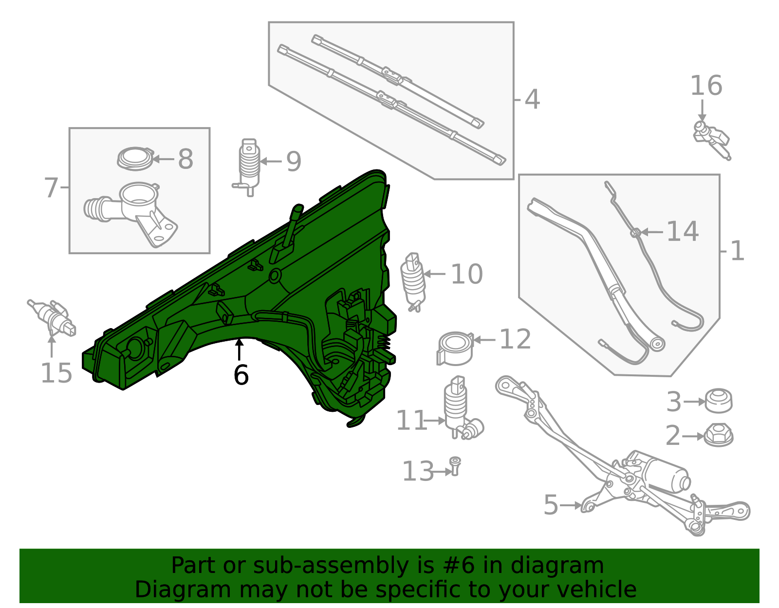 61-66-5-A83-E68 - High-Quality Washer Fluid Reservoir for 2025 BMW X3 ...