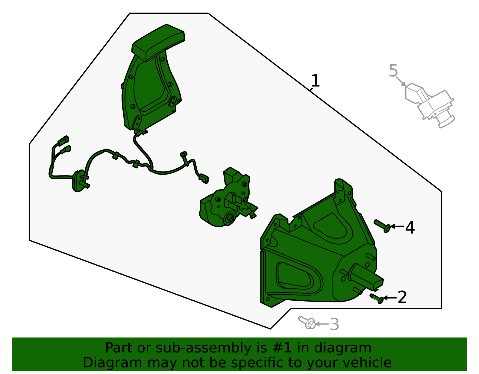 2021-2025 Ford Bronco Spare Carrier m2dz7847076e | TascaParts.com
