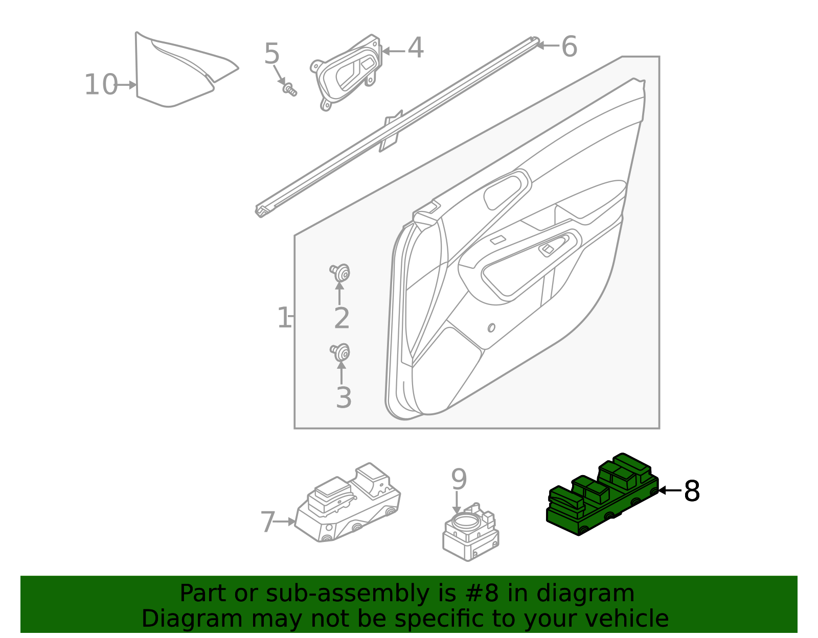 93571-K0103 - Unit Assembly Power Wind 2020-2023 Kia Soul | Kia.Parts Store