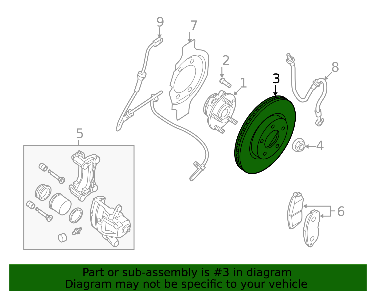 2007-2013 Nissan Altima Rotor 40206-JA00A | My Nissan Part