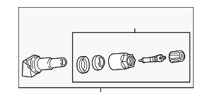 LR156917 - Tire Pressure Monitoring System (TPMS) Sensor Valve Assembly ...