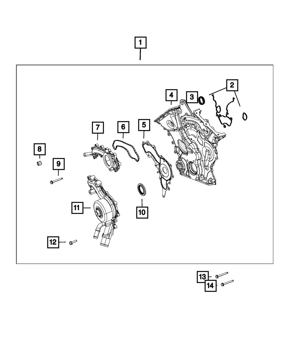 68079412AE - Water Pump 2012-2018 Jeep | The Official Mopar eStore