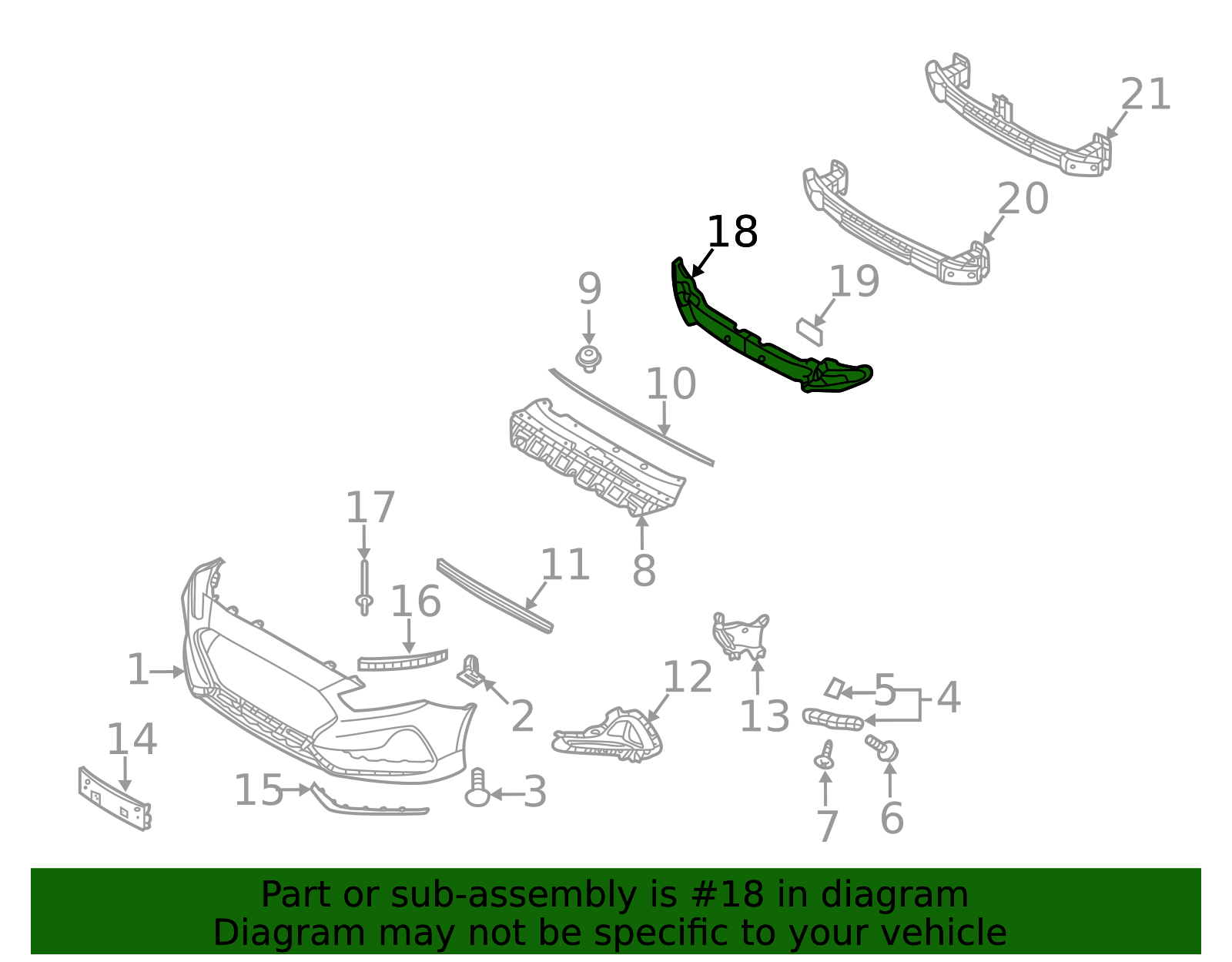 Genuine Energy Absorber for 86520-C2AA0 | Hyundai OEM Parts Direct