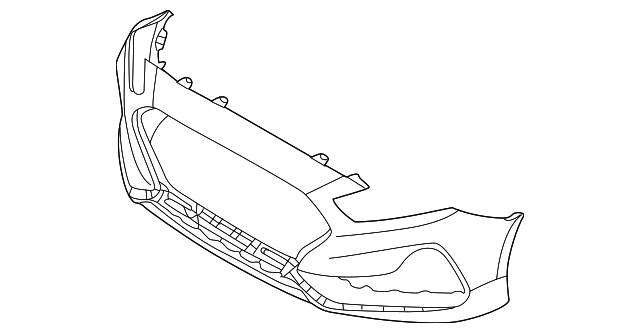 2018-2019 Hyundai Sonata Bumper Cover 86511-C2AA0 | QuirkParts