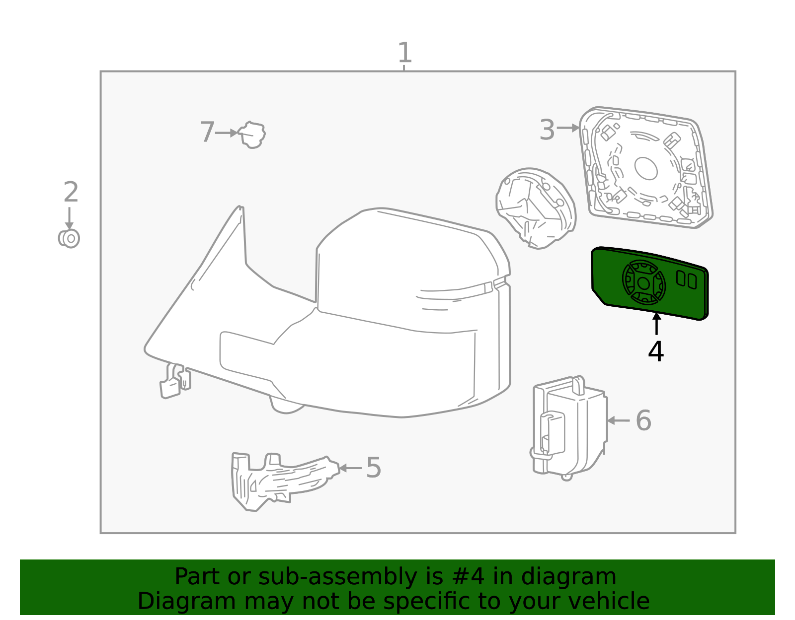 Lower Glass 87902-0C050 | OEM Parts Online