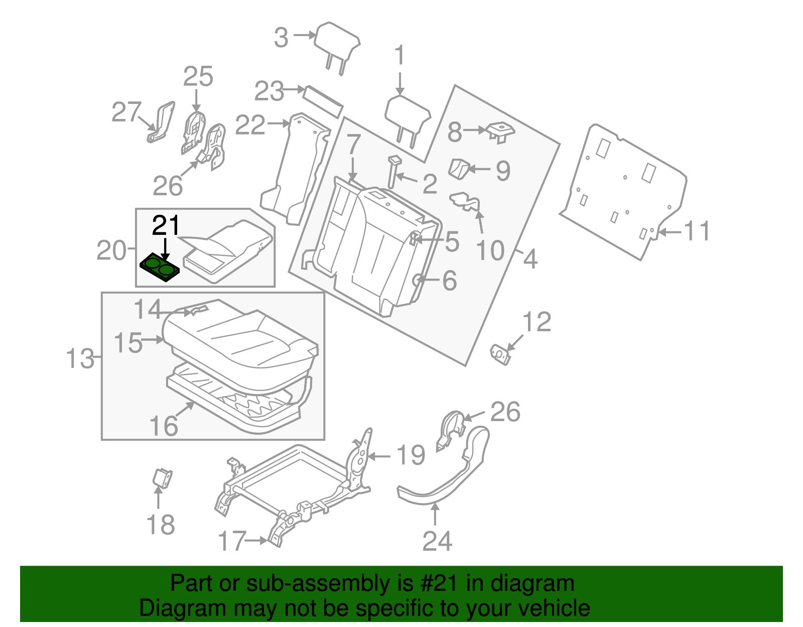 89992-0W500-SH - Cup Holder - 2010-2012 Hyundai Santa Fe | World OEM ...