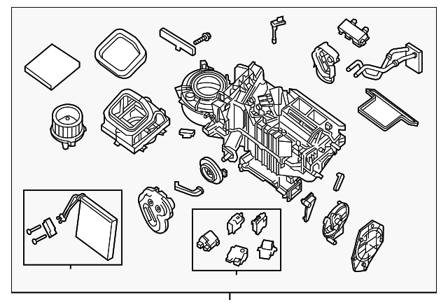 2005-2021 Nissan AC & Heater Assembly 27210-9BP1C | TascaParts.com