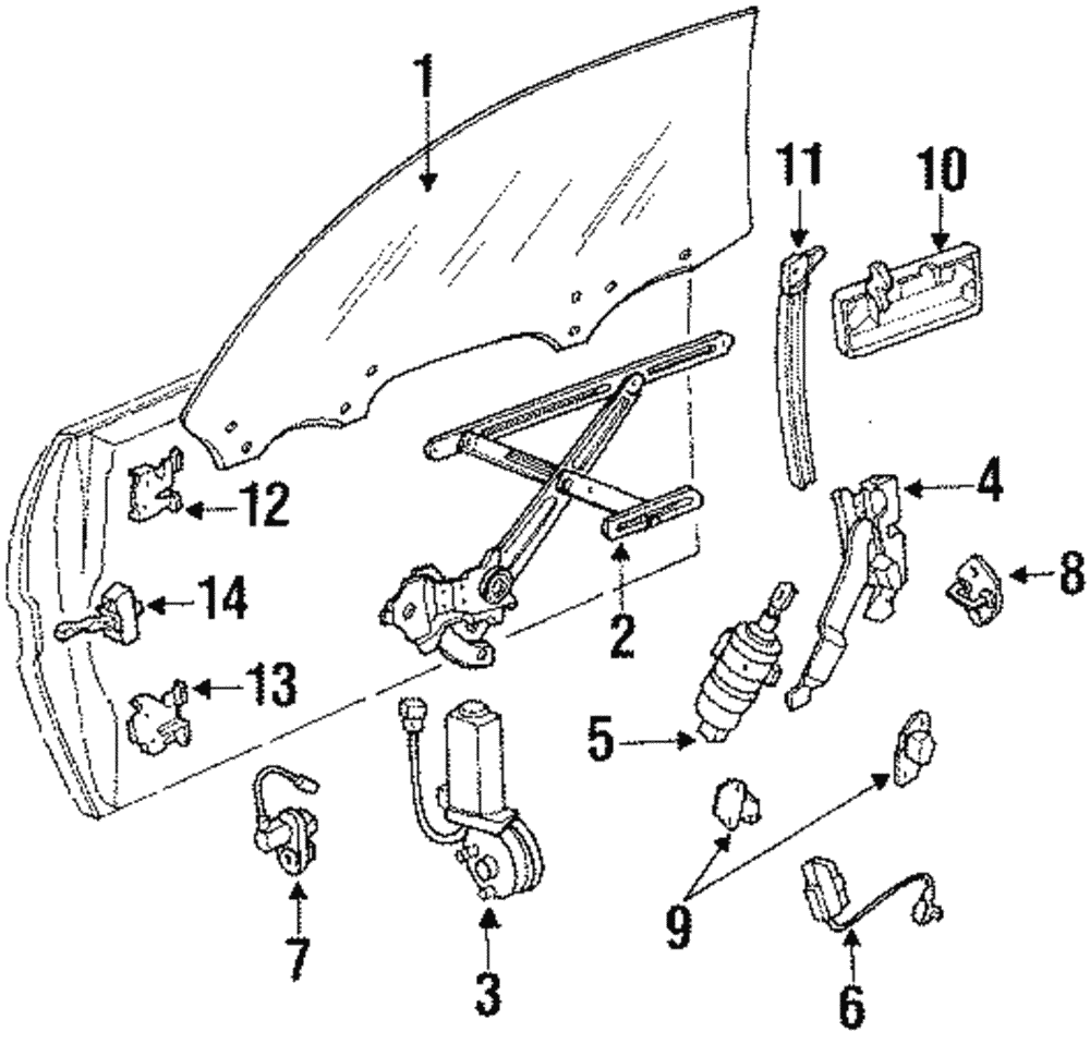 1986-1999 Toyota Switch Assembly 84231-12070 | Toyota Parts Center