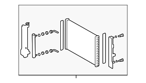 2009-2013 Toyota Corolla Radiator Assembly 16410-22160 | Toyota Parts ...